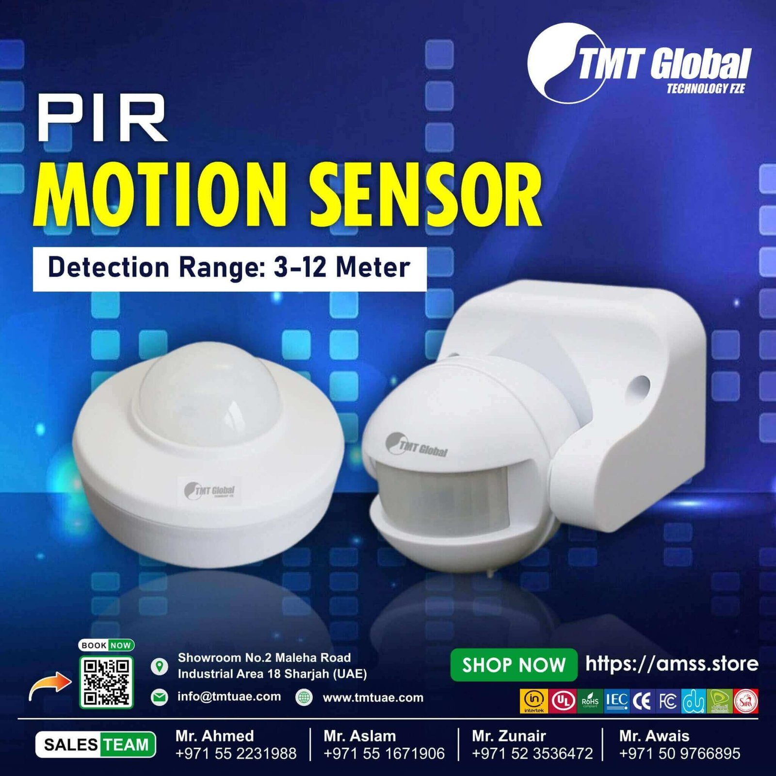 PIR Motion Sensor - TMT Global UAE