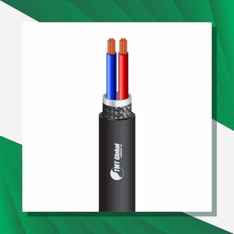 best 2 core electrical cable Shielded Braided 1.5mm - tmtuae