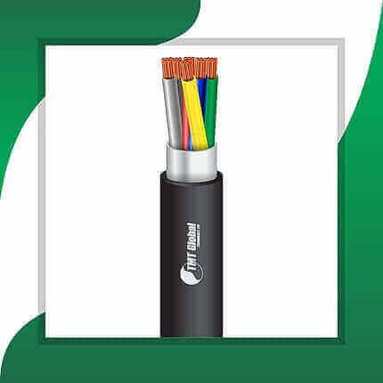 best security cables 6 core Shielded Braided 1.5mm 305m