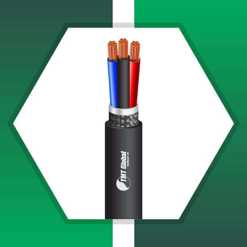 best braided flexible cable 3 core Shielded Outdoor 1.5mm