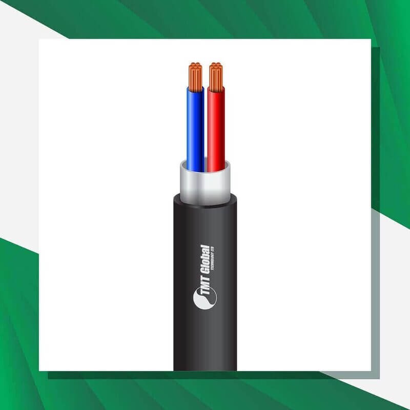 best 2 core control cable shielded outdoor 10 to 24 awg 305m